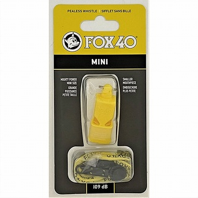 Fox40 Mini Whistle with Lanyard – Province Sports